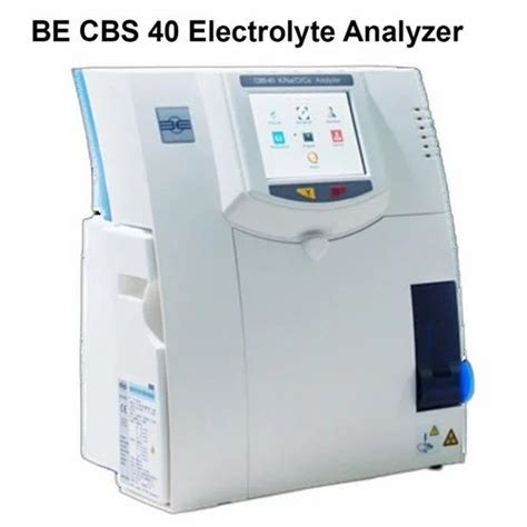 Fully Automatic Rbc Be Cbs 40 Electrolyte Analyzer For Laboratory