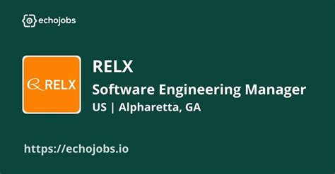 Relx Is Hiring Software Engineering Manager Us Alpharetta Ga Rjoblead