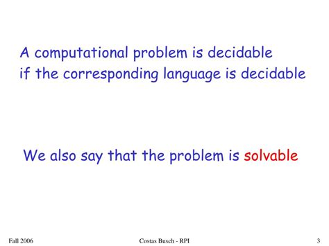 Ppt Undecidable Problems Unsolvable Problems Powerpoint