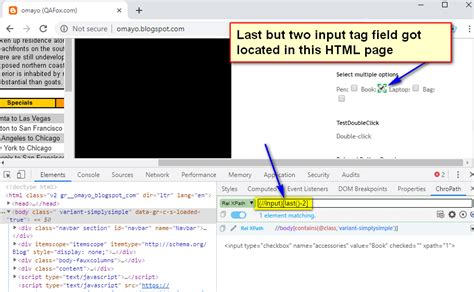 Selenium Locators Last Xpath Function Qafox