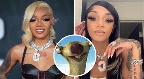 Rapper Glorilla Responds To Fan Comparisons Of Sid The Sloth From Ice Age Capital Xtra