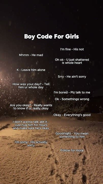 Boy Code For Girls Youtube