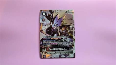 Digimon Tcg Beelstarmon Ace Alt Art Box Topper Ex7 059 Super Rare £10