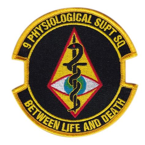 9 Pspts Patch 9th Physiological Support Squadron Patches