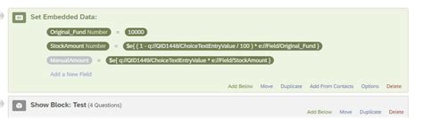 Math Operation In Embedded Data Experience Community