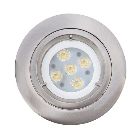 Led Downlight Kit 55w 500lumens Daylight Brushed Nickel Finish