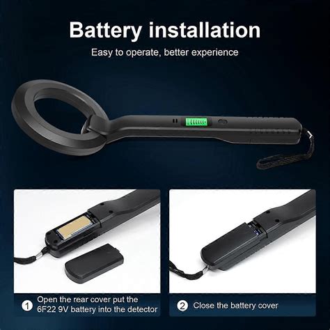 Metal Detector Handheld Alarm High Sensitivity Metal Scanner Security