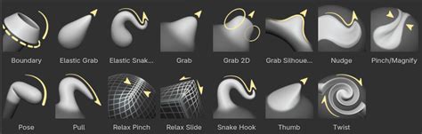 Mesh Sculpt Brush Assets Blender 53 Manual