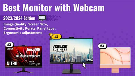Best Monitor With Webcam Top Built In Camera Display