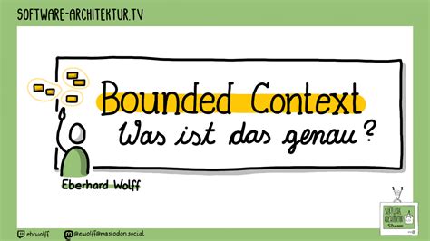 Software Architekturtv Bounded Context Was Ist Das Genau Heise