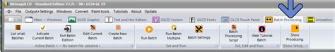 Bitmap2lcd Batch Programming Bitmap2lcd Software Tool Blog About Glcd Displays And