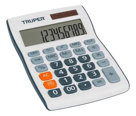 Calculadora De Escritorio Funciones Basicas Truper 60481 Mercadolibre