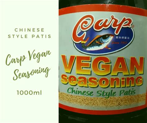 Carp Vegan Seasoning Chinese Style Patis 1000 Ml Lazada Ph