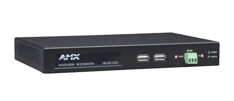 Nmx Dec N2322 Decoder Amx Audio Video Control Systems English Us