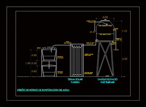 Evaporation Oven 2d Dwg Elevation For Autocad • Designs Cad