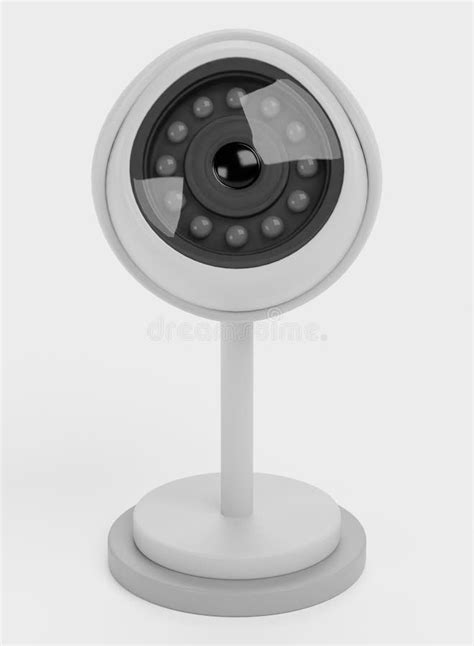 3d Render Of Ip Camera Stock Illustration Illustration Of Protection 299243203