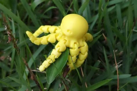 3d Printable Cute Mini Octopus・cults