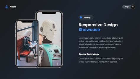 Aicore AI Technology Google Slides Template Presentation Templates