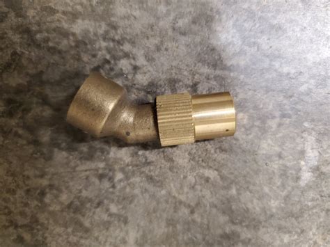 Adjustable Brass Nozzle Angled My4sons