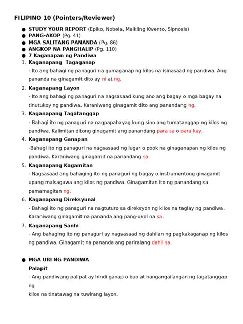 Fil10 Pointers Pdf