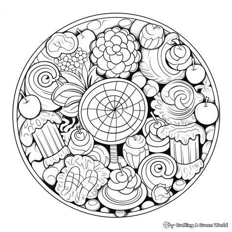 Candy Shop Coloring Pages Free And Printable