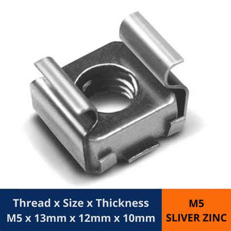 Cage Nut M5 Zinc Plated Gold Coast Bolt In Speciality Tools And