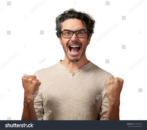 Excited Man Face