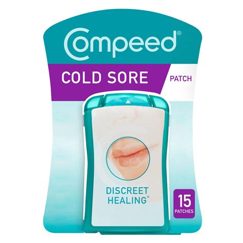 Compeed Cold Sore Patch Invisible Fever Blisters For Lips With 12