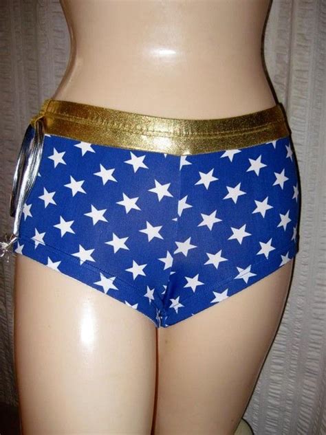 Wonder Woman Shorts Custom Made For You By Joytheseamstress 35 00