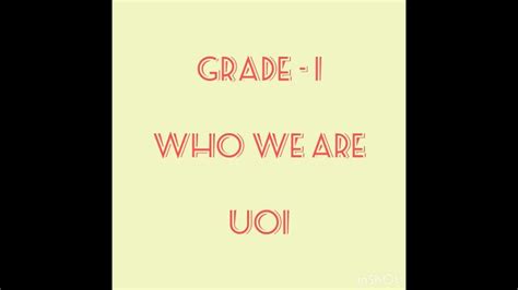 Ib Uoi Who We Are Youtube