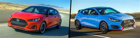2020 Hyundai Veloster Vs 2020 Hyundai Veloster N Wolfchase Hyundai