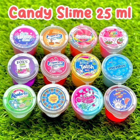 Candy Slime 25 Ml Termurah Slime Kualitas Terbaik Slime Mini