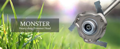 Tri Clone Monster Trimmer Head Heavy Duty Metal Blade Weed Wacker And Brush Cutter