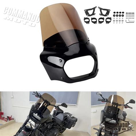 For Harley Dyna Fat Bob Fxfb Fxfbs 2018 2024 Headlight Fairing W 15