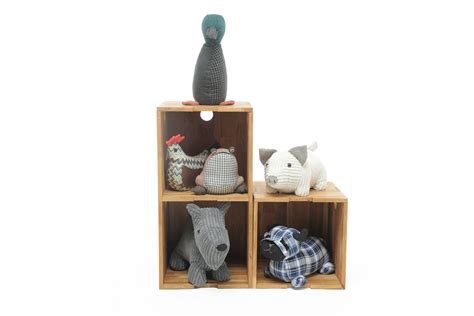 Solid Oak Stacking Cube Top Futon Company