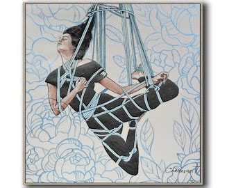 Japanese Bondage Art Etsy Denmark