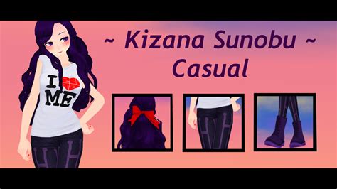 Mmd Yandere Simulator Kizana Sunobu Casual Dl By Zakurammd On