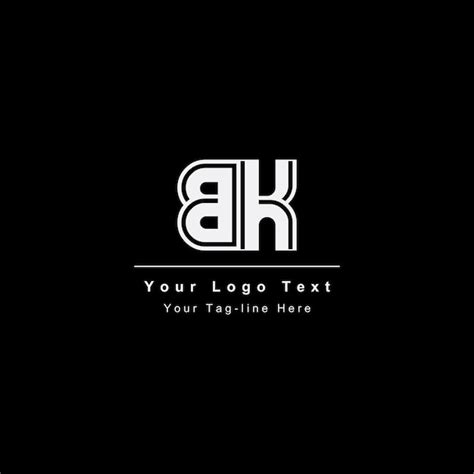 Premium Vector Initial Logo Bk Or Kb Design Template Name Business