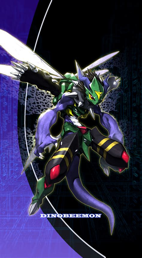 Safebooru Absurdres Armor Bat Wings Black Carapace Blue Horns Blue