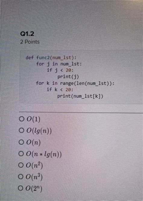 Solved Q12 2 Points