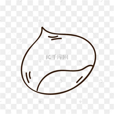 简笔画栗子图片 简笔画栗子图片素材免费下载 千库网