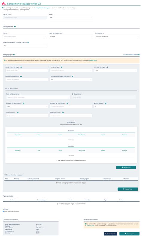 Complemento De Pagos Centro De Ayuda