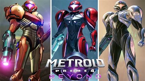 Metroid Prime 4 Beyond 7 Piezas Mecha Legacy Suit Youtube