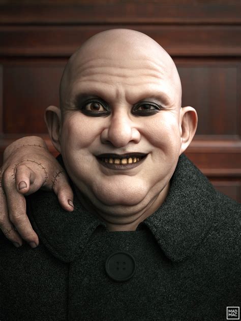 Uncle Fester 3d Render Digital Art By Mad Mac