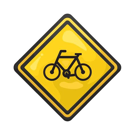 Illustration Of Bike Lane Symbol 51313551 Vector Art At Vecteezy