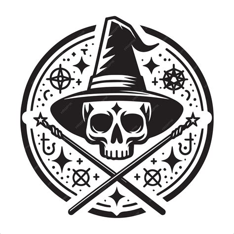 Premium Vector Caution Skull In Black And White Vector