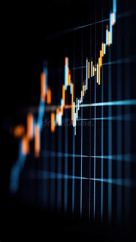 Financial Chart Displays Market Trends Detailed Stock Performance