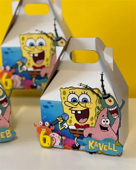 Shimmer And Paper On Instagram Spongebob Themed Gable Box Crafts