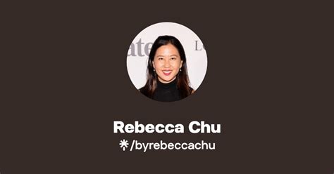 Rebecca Chu Instagram Facebook Linktree