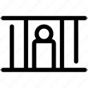 Prisoner Jail Crime Criminal Prison Punishment Icon Download On Iconfinder